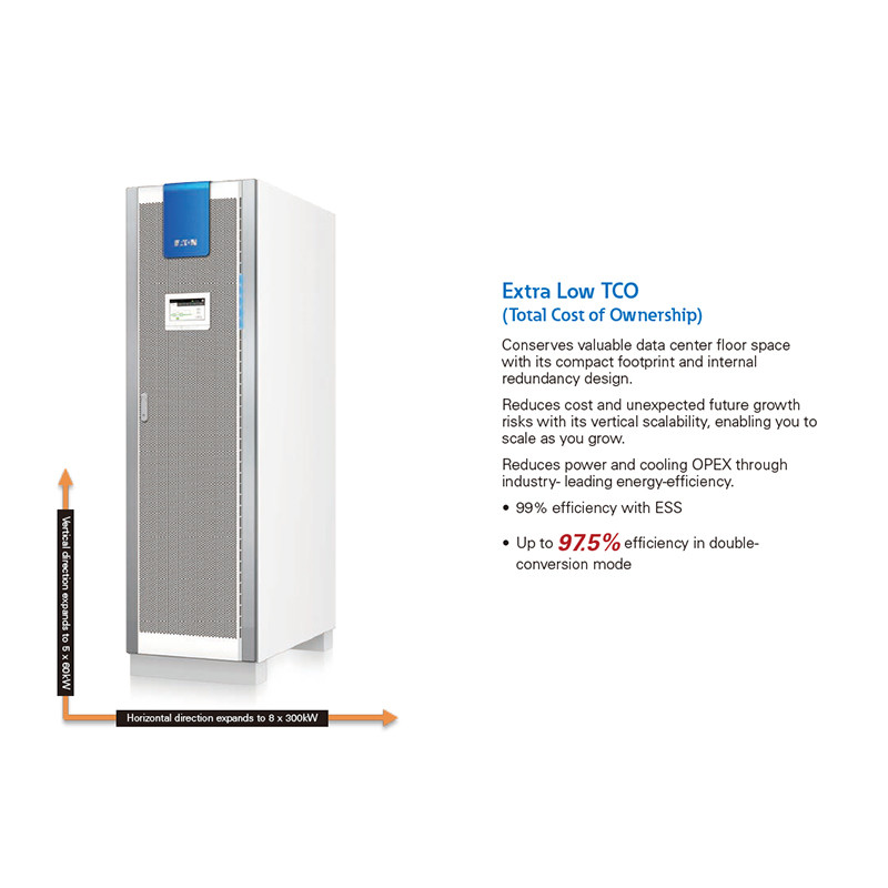 Eaton 93PR 1200KVA 1200KW 400V ABM Modular Online UPS for Data Center ...