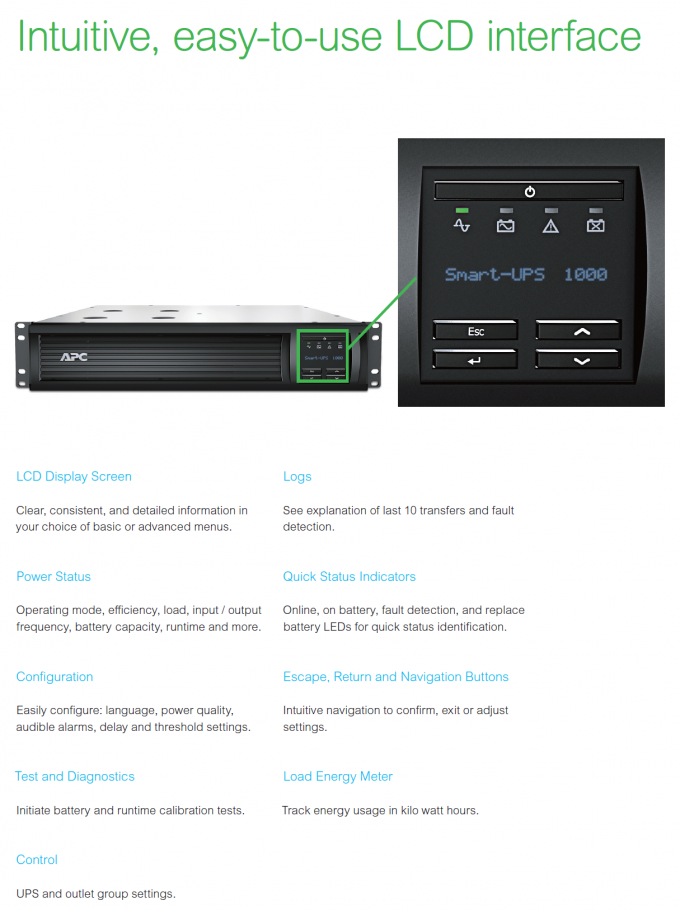 APC Smart UPS SMT Line Interactive 3kVA Tower 230V SMT3000I-CH